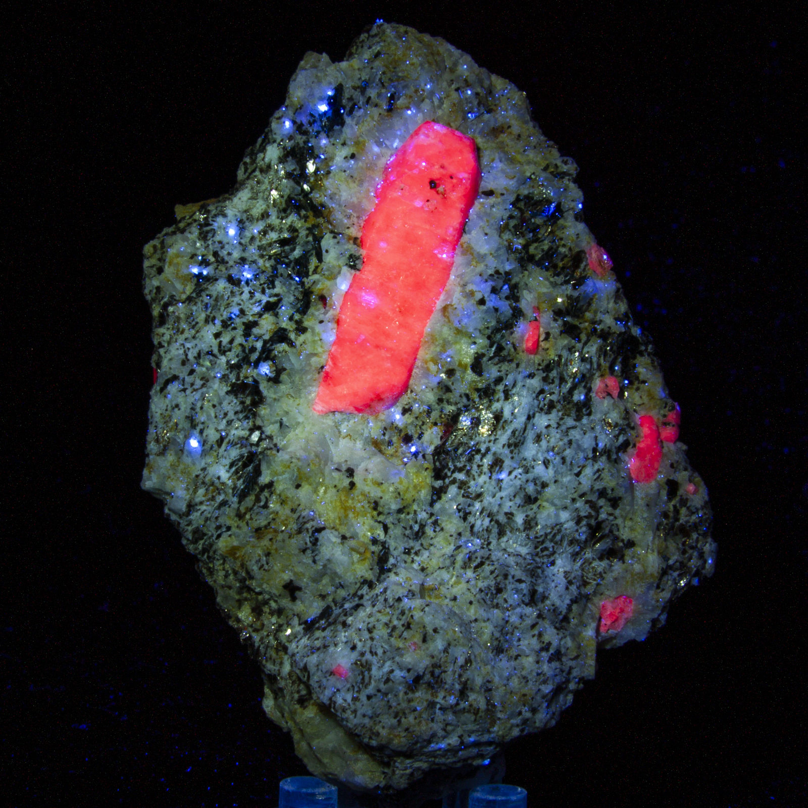 Corundum var. Ruby (Fluorescent) Mineral Specimen for Sale