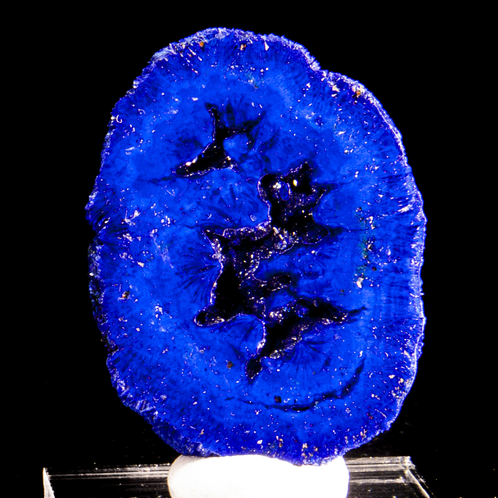 Azurite Geode Mineral Specimen #925152B